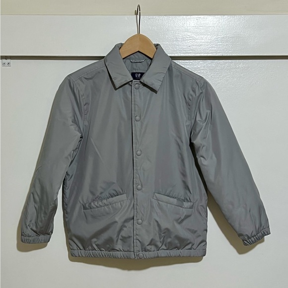 GAP | Jackets & Coats | The Gap Teen Boy Windbreaker Gray Jacket Size ...